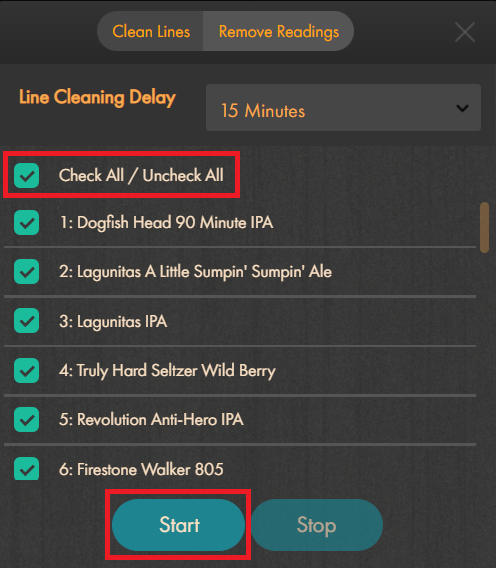 Clean Line Functionality